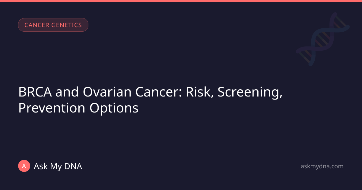BRCA Ovarian Cancer: Prevention Guide